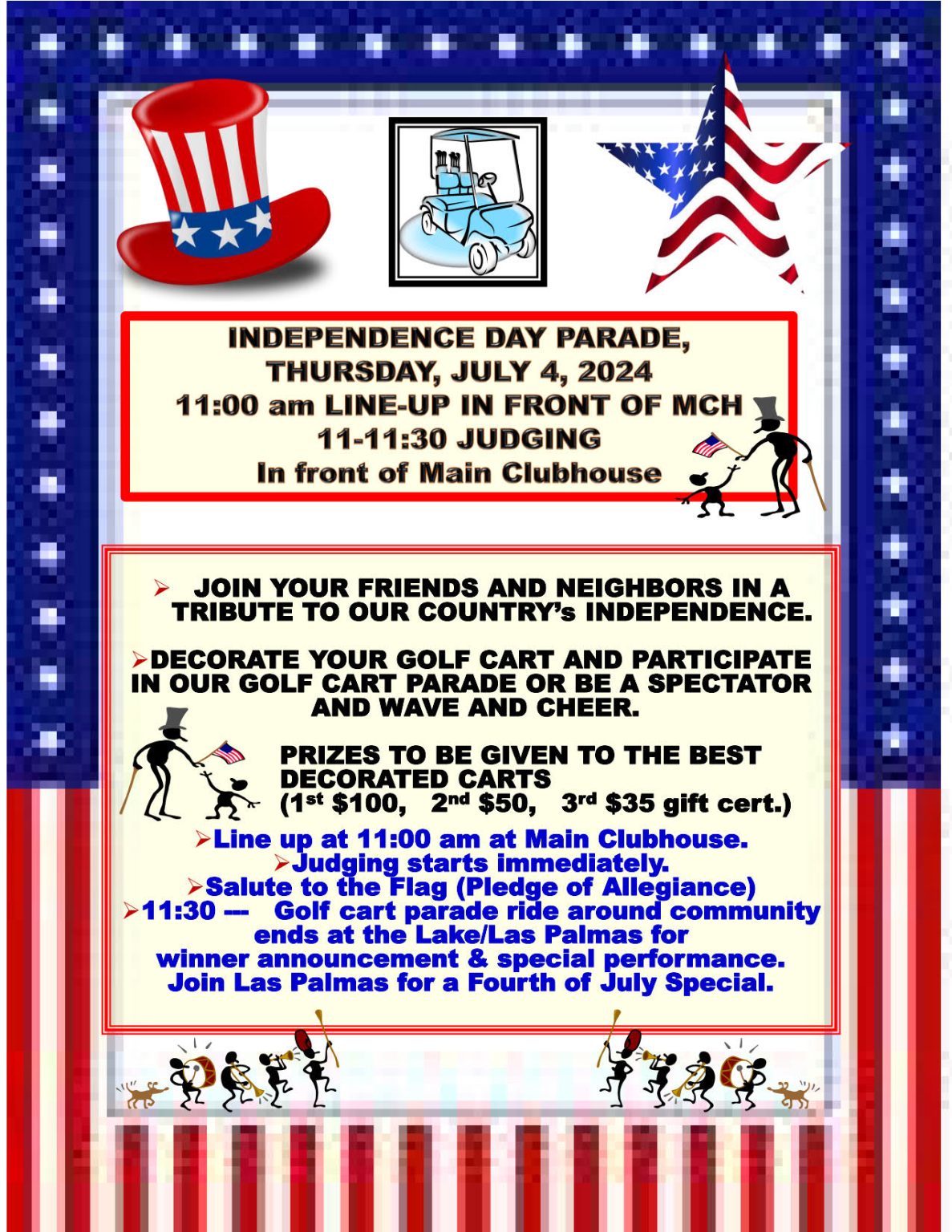 Independence Day Golf Cart Parade - Rancho California RV Resort